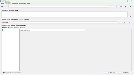 Simulation: Equation system – MOSAICmodeling